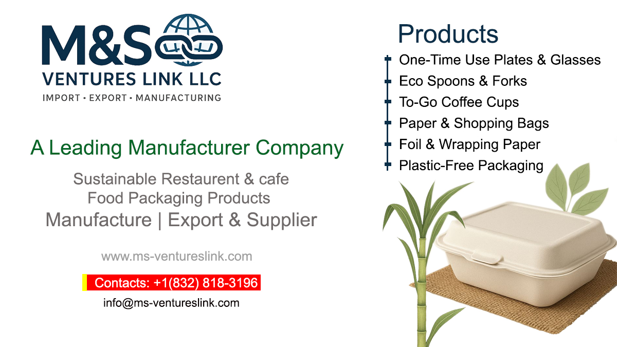 What We EXPORT - M & S Ventures Link LLC